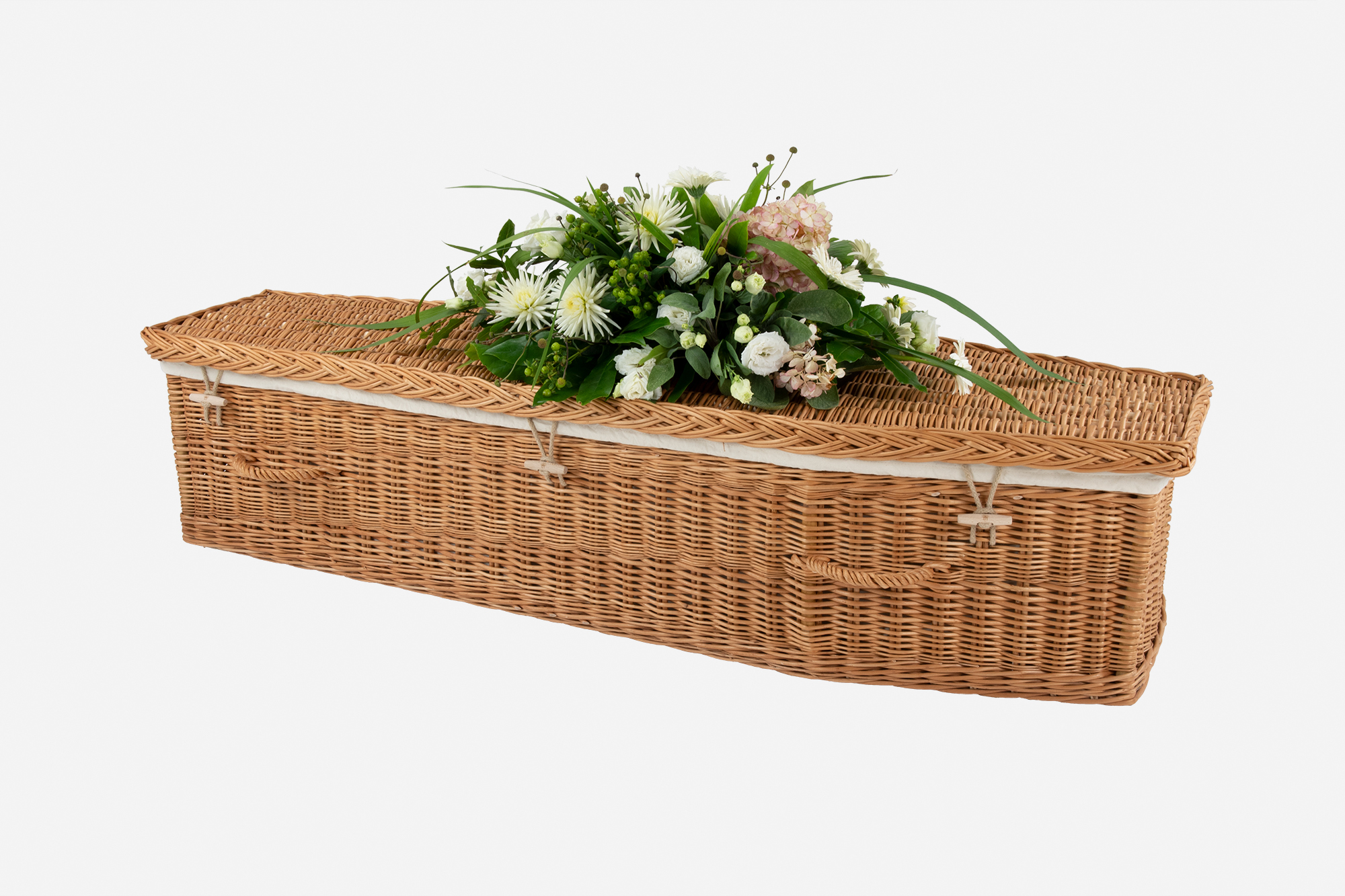 Child's Traditional Buff Willow Coffin | Somerset Willow Coffins